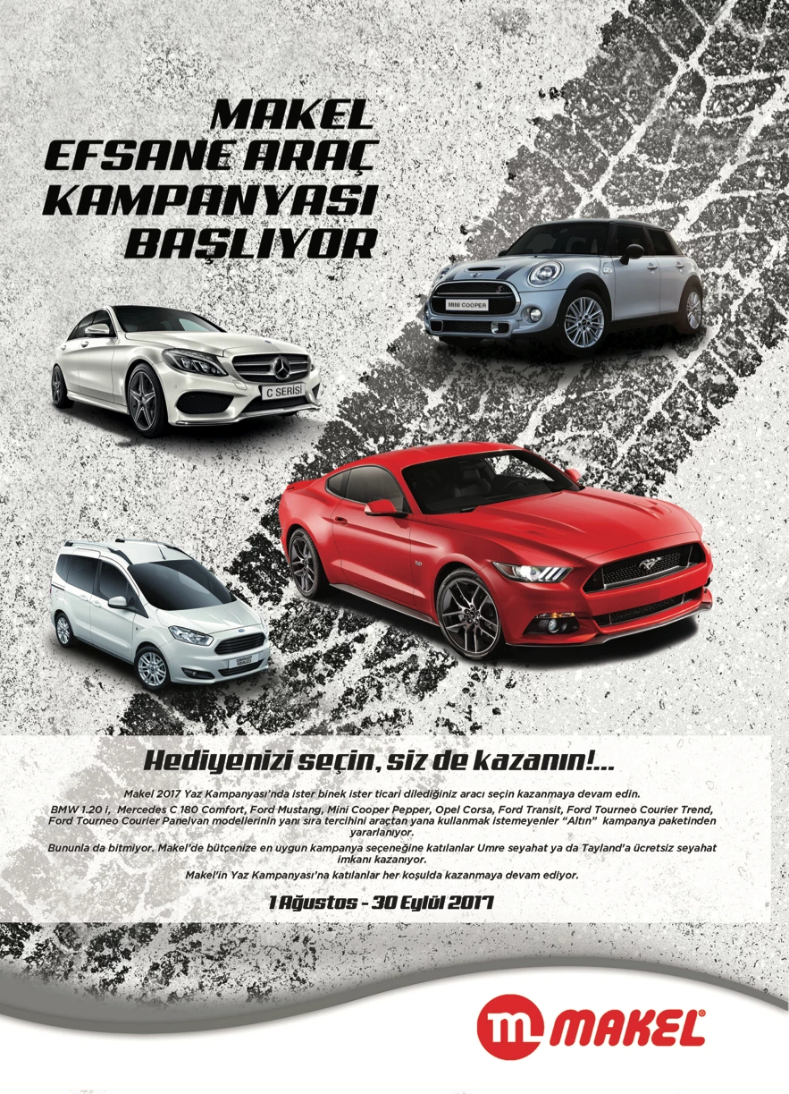 MAKEL EFSANE ARAÇ KAMPANYASI BAŞLIYOR